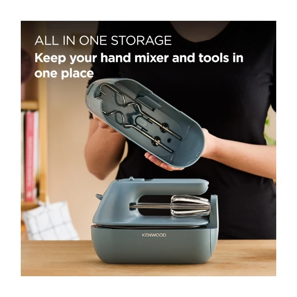 Kenwood Quickmix Go HMP40.000GY -sähkövatkain, Storm Blue - Power.fi