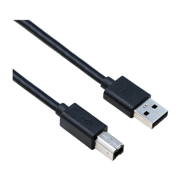 Eletra USB 2.0 Am - BM 3M kabel, svart - Power.no