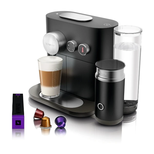 Nespresso Expert&Milk C85 kapselmaskine, sort - POWER.dk