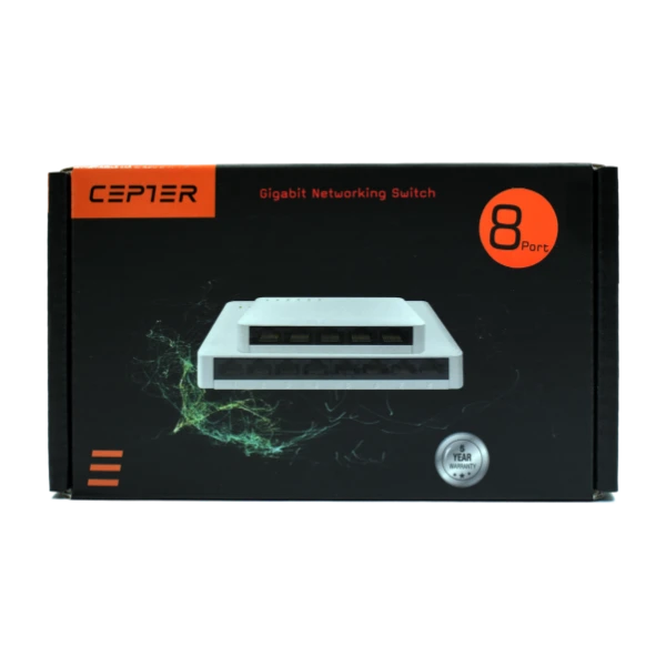 Cepter S2008 8-ports Gigabit netværksswitch - POWER.dk