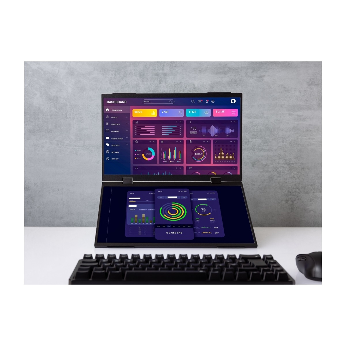 Cepter Nano 15,6" portable Dual Full HD monitor - CEPTER