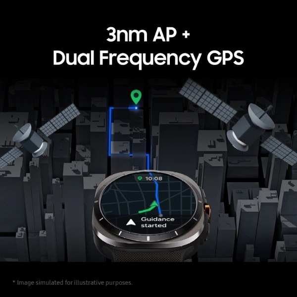 Samsung Galaxy Watch Ultra LTE, Titanium Silver - Power.no