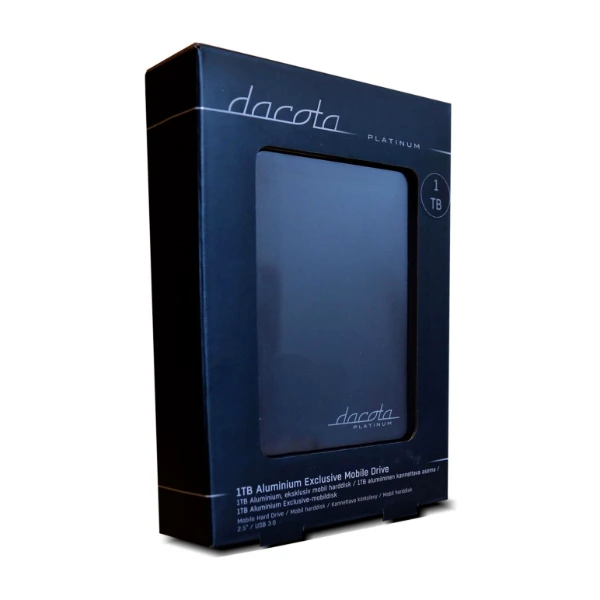 DACOTA PLATINUM ALUMINIUM 1TT BLACK ULKOINEN KIINTOLEVY - Power.fi