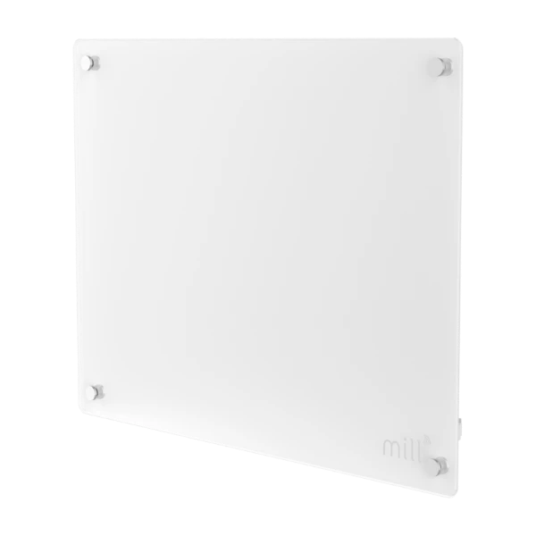 Mill glass 400W WiFi panelovn, hvit - Power.no