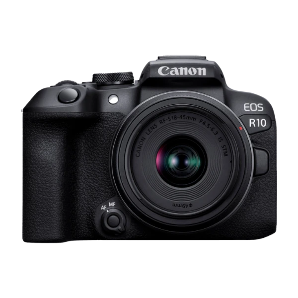 Canon Eos R10 Kit med Rf-S 18-45 mm Is Stm, svart - Power.se