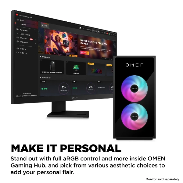 HP OMEN 35L GT16-0061no stasjonær PC - Power.no