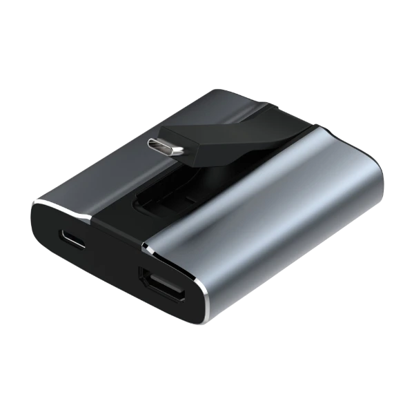 Dacota Platinum USB-C - HDMI + USB-C adapteri - Power.fi