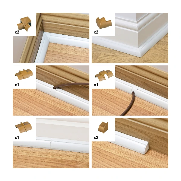 D-Line adaptersats 22X22MM ek - Power.se