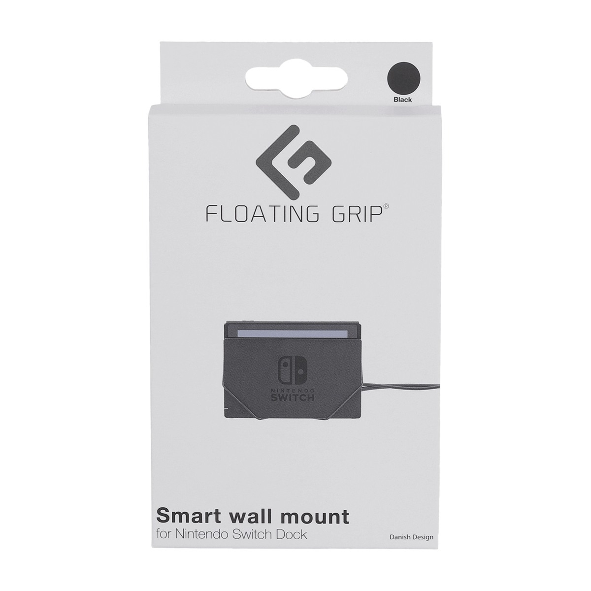 Floating Grip Nintendo Switch vægbeslag til dock, sort - POWER.dk