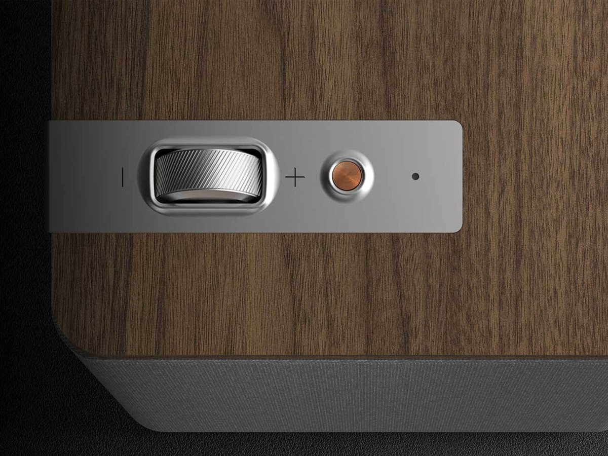 Klipsch The Three Plus Bluetooth-kaiutin, pähkinä - Power.fi