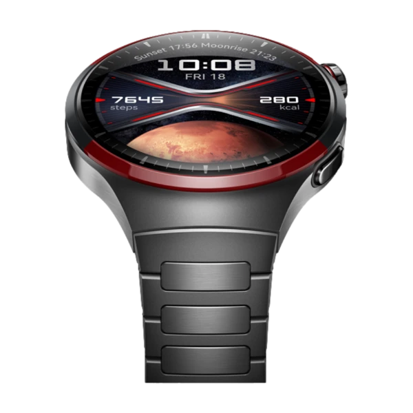HUAWEI WATCH 4 Pro LTE smartwatch 48 MM Space Edition, titanium/rød ...