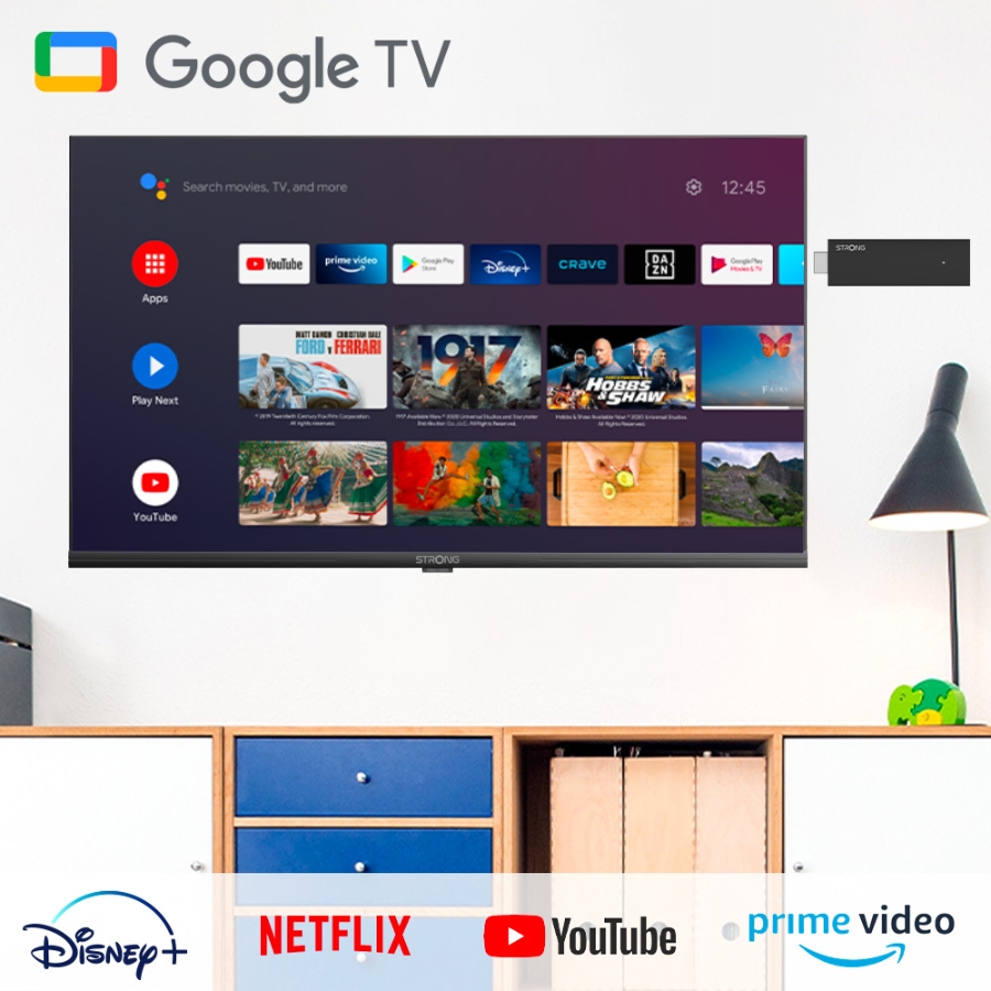 Strong 4K UHD Google TV Stick SRT41 - Power.se