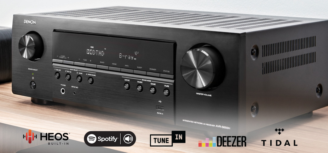 DENON AVR-S650H AV-VAHVISTIN, MUSTA - Power.fi