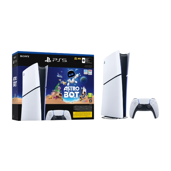 PlayStation 5 Slim Digital Edition -konsoli – ASTRO BOT -paketti - Power.fi