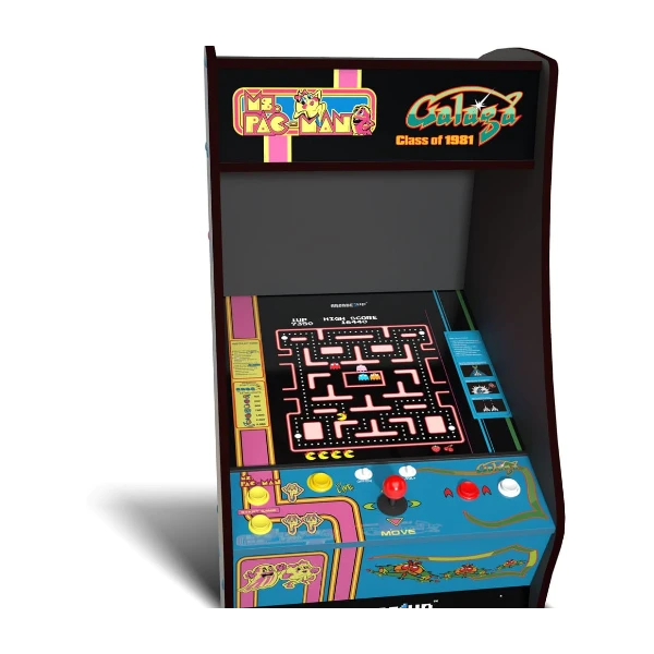 ARCADE1UP Ms. Pac-Man VS Galaga Class Of 81 Deluxe Arcade pelikone ...