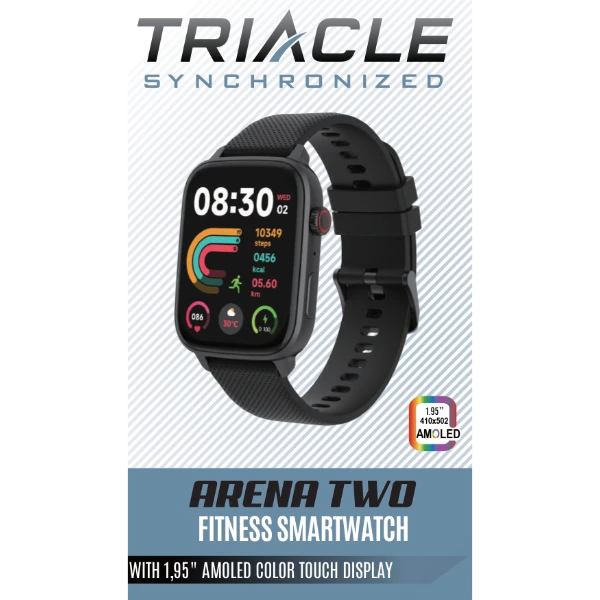 Triacle Arena Two smartwatch, sort/sort - POWER.dk