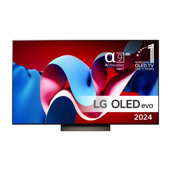LG 55" OLED evo C4 4K TV OLED55C44LA - POWER.dk