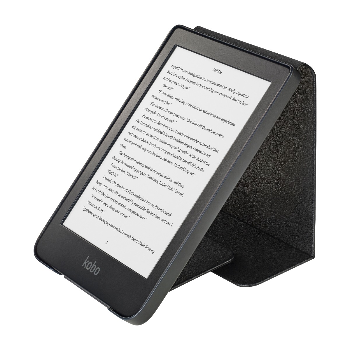 Kobo SleepCover Clara W/ Stand, svart - Power.no