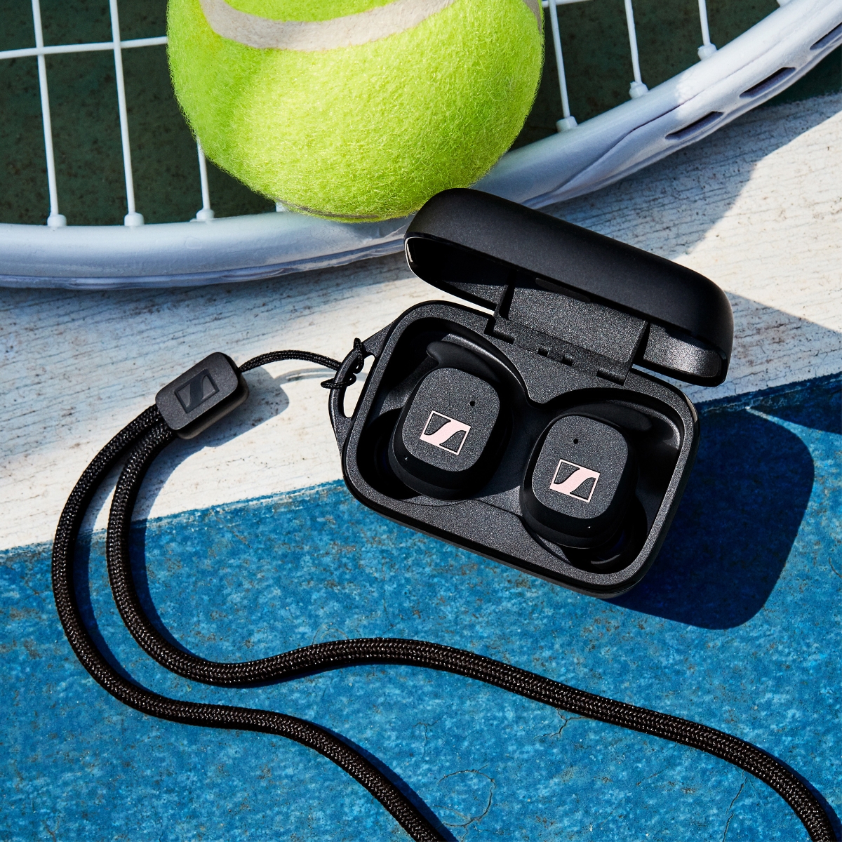 Sennheiser Sport True Wireless, svart - Power.se