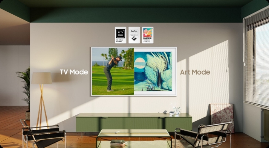 Samsung 65" The Frame LS03FA QLED 4K Smart TV (2025) - Power.no