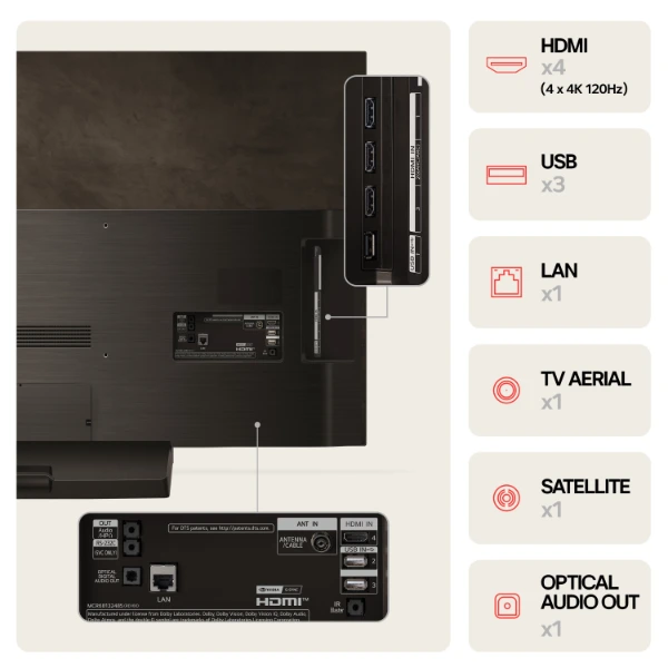 LG 48" OLED evo C4 4K TV OLED48C44LA - Power.fi