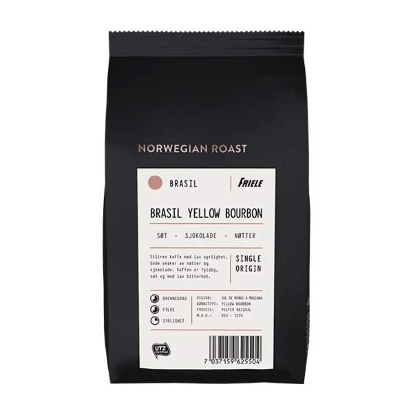 Friele Norwegian Roast Coffee Brasil, yellow bourbon - Power.no