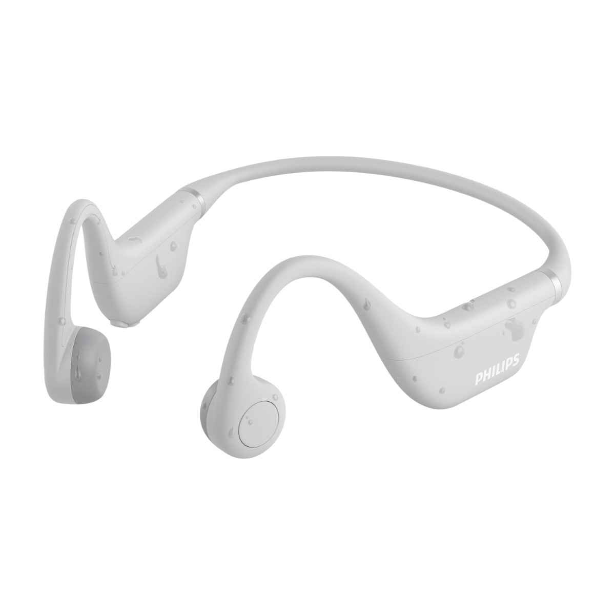 Philips TAK4607GY Bone Conduction hodetelefoner, grå - Power.no