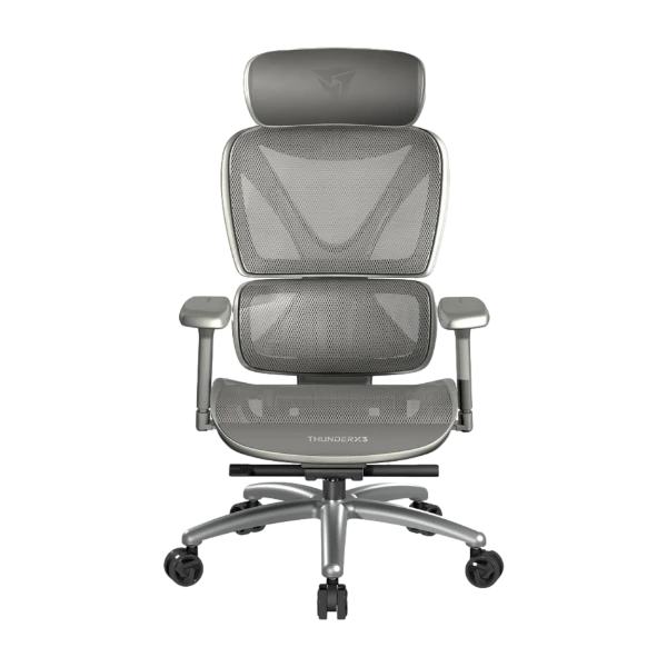 ThunderX3 XTC Mesh gaming stol, grå - POWER.dk