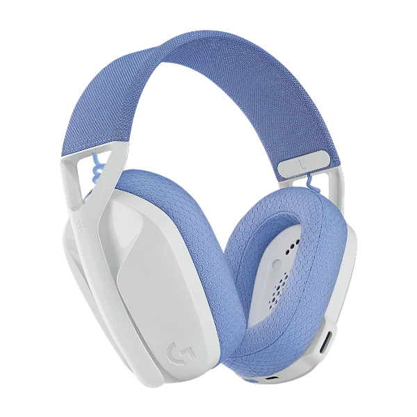 Logitech G435 Lightspeed trådløst gamingheadset, hvit - Power.no