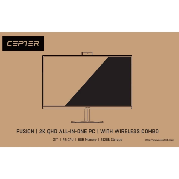 Cepter Fusion 512 GB 27" alt-i-ett-PC - Power.no