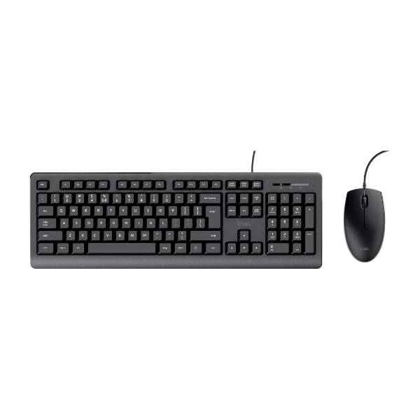 Trust TKM-250 Kablet tastatur og mus - Power.dk Trust TKM-250 Kablet tastatur og mus - Power.dk