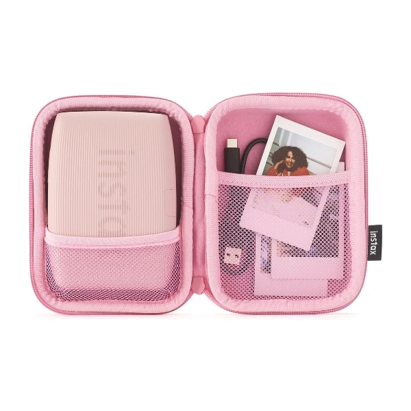 Fujifilm mini Link skriverveske, rosa - Power.no