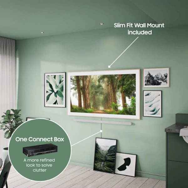 Samsung 65" The Frame 2024 4K QLED TV TQ65LS03DAUXXC - Power.fi