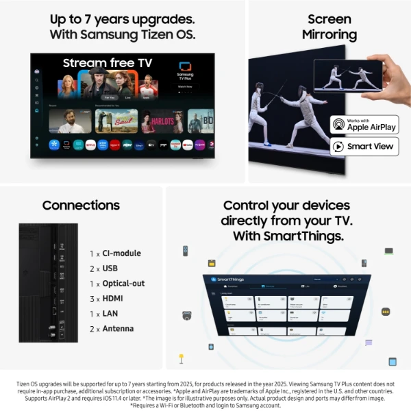 Samsung 55" Q8F QLED 4K Smart TV (2025) - Power.fi