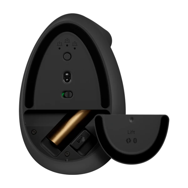 Logitech Lift Ergonominen Pystyhiiri, grafiitti/musta - Power.fi
