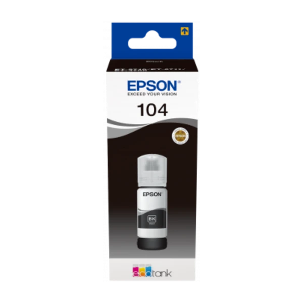 Epson T104, black EcoTank svart bläck - Power.se