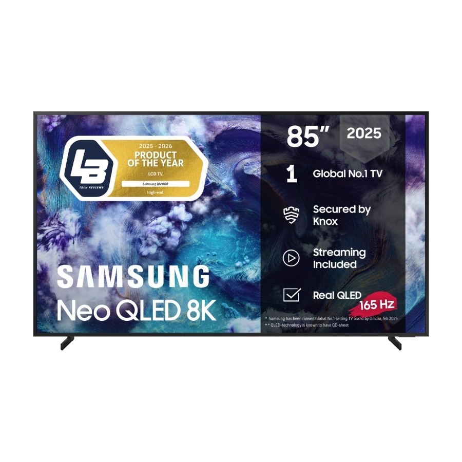 Samsung 85" QN900F Neo QLED 8K Mini LED Smart TV (2025) - Power.se