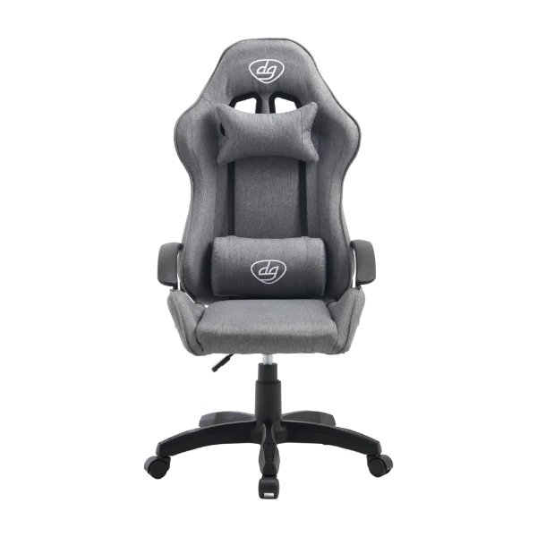 Dacota Gaming Falcon Fabric gaming stol, grå - POWER.dk